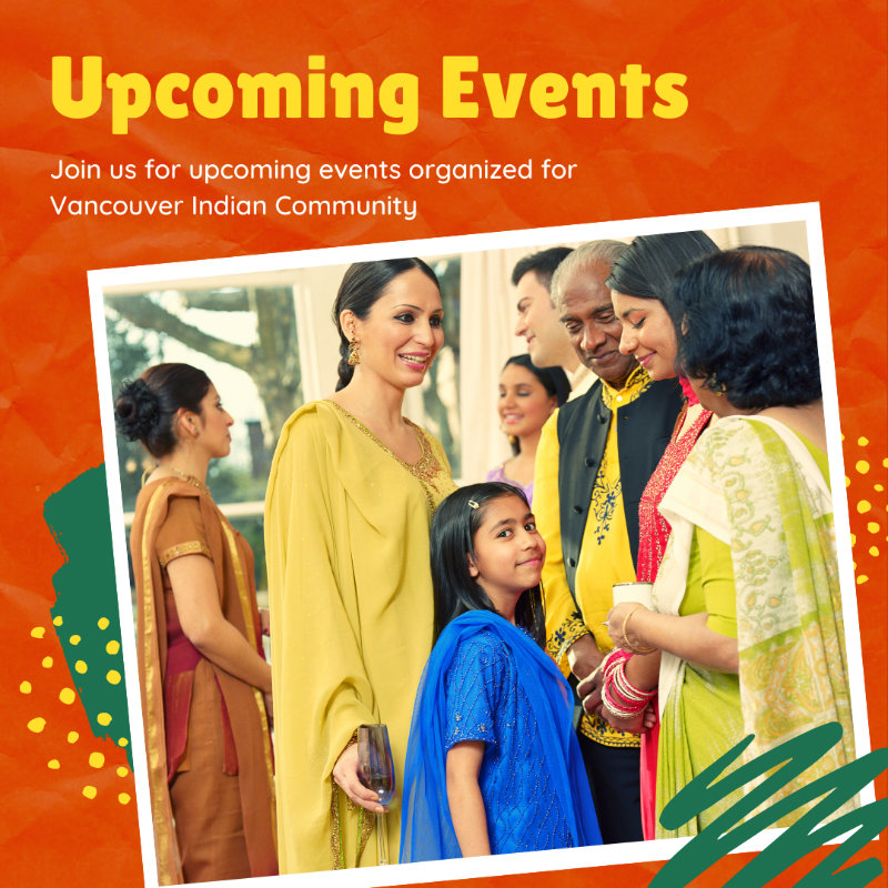 Upcoming Events For Vancouver Indian Community – November to December ...